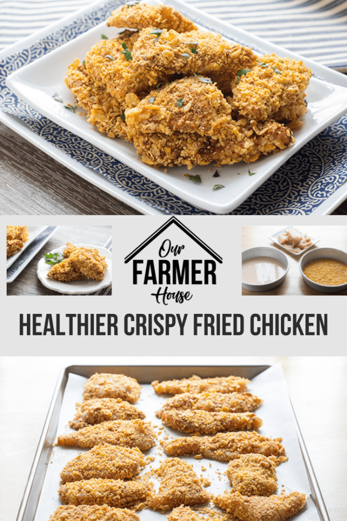 Healthier Crispy Oven Fried Chicken Comfort Food Recipe