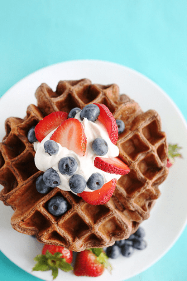 Best Ever Chocolate Protein Powder Waffles – Our Farmer House | Dream ...