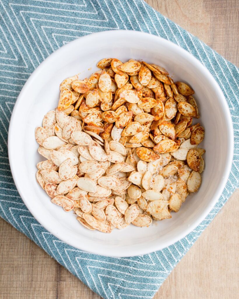 Easy Roasted Pumpkin Seeds with 3 Flavor Options