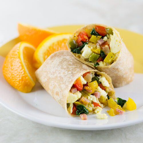 Healthy Breakfast Burrito Recipe | Freezer Friendly