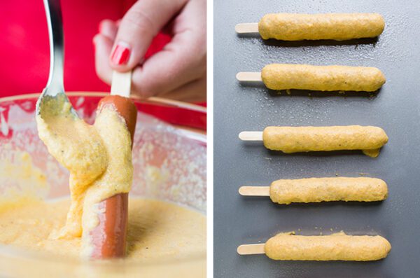 Healthy Baked Corn Dogs to Satisfy Your Junk-Food Craving
