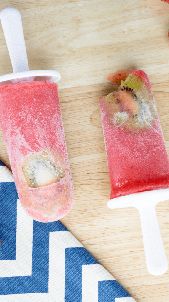 Strawberry Fruit Filled Healthy Popsicles – Our Farmer House | Dream ...