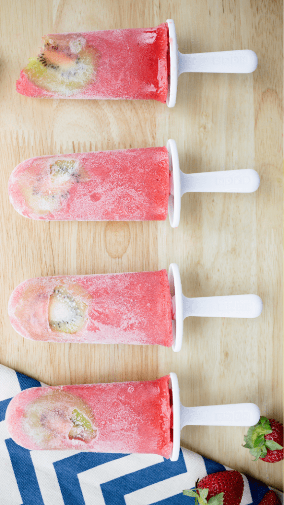 Strawberry Fruit Filled Healthy Popsicles – Our Farmer House | Dream ...