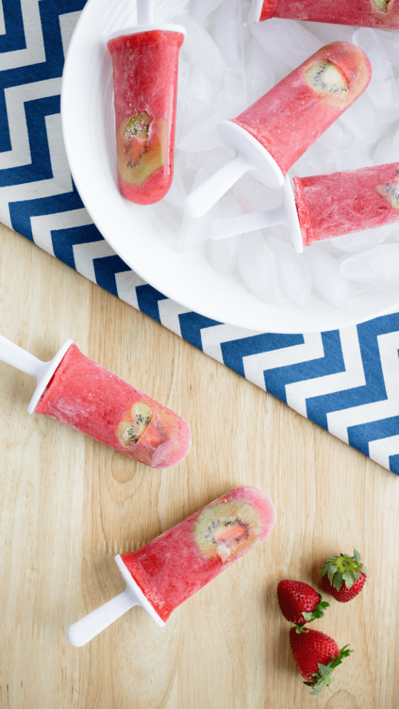 Strawberry Fruit Filled Healthy Popsicles – Our Farmer House | Dream ...