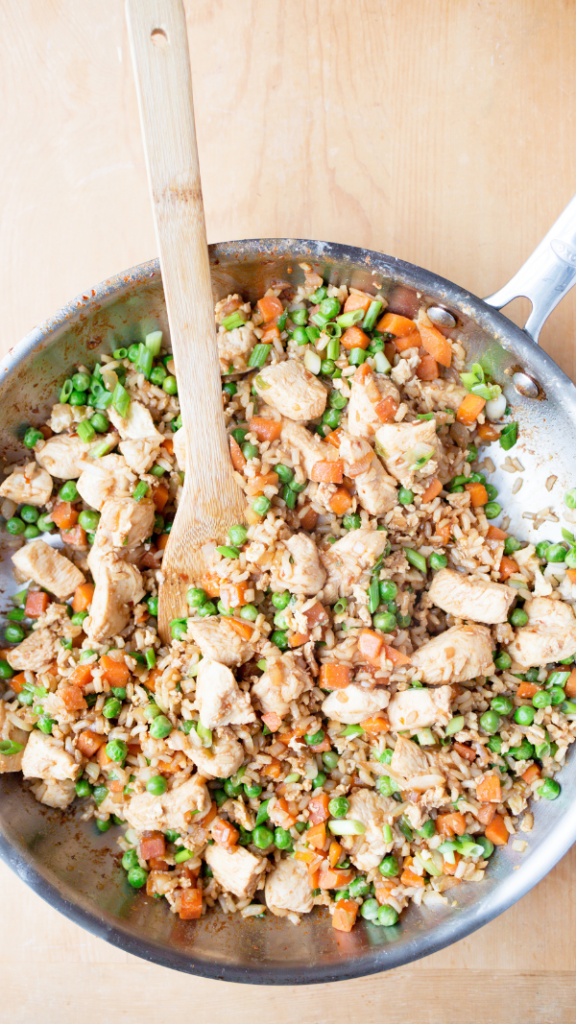 Healthy Chicken Fried Rice Recipe – Our Farmer House | Dream, Build ...