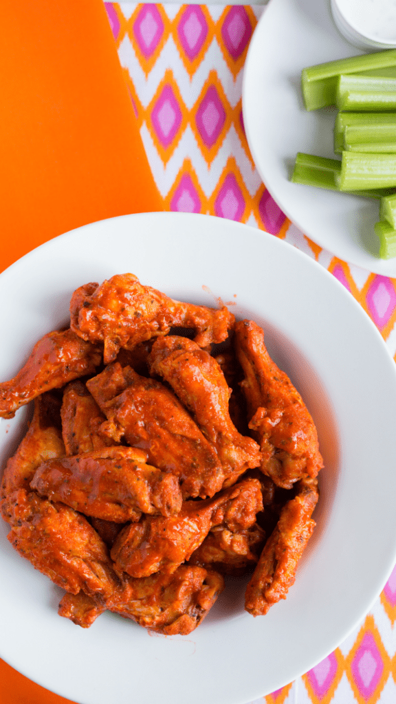 Oven Baked Healthier Buffalo Chicken Wings Recipe