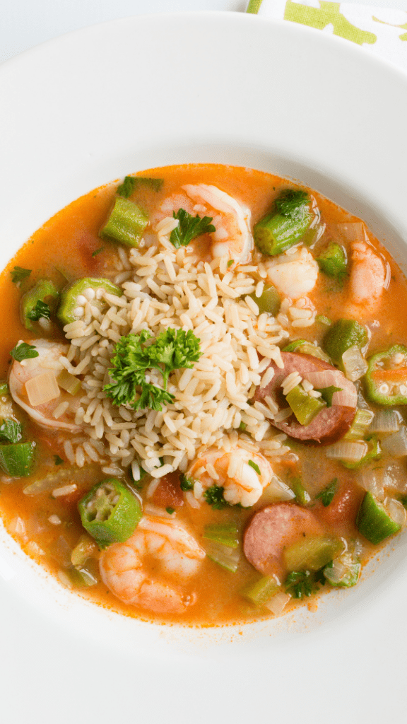 Healthy Low Country Gumbo and Rice – Our Farmer House | Dream, Build ...