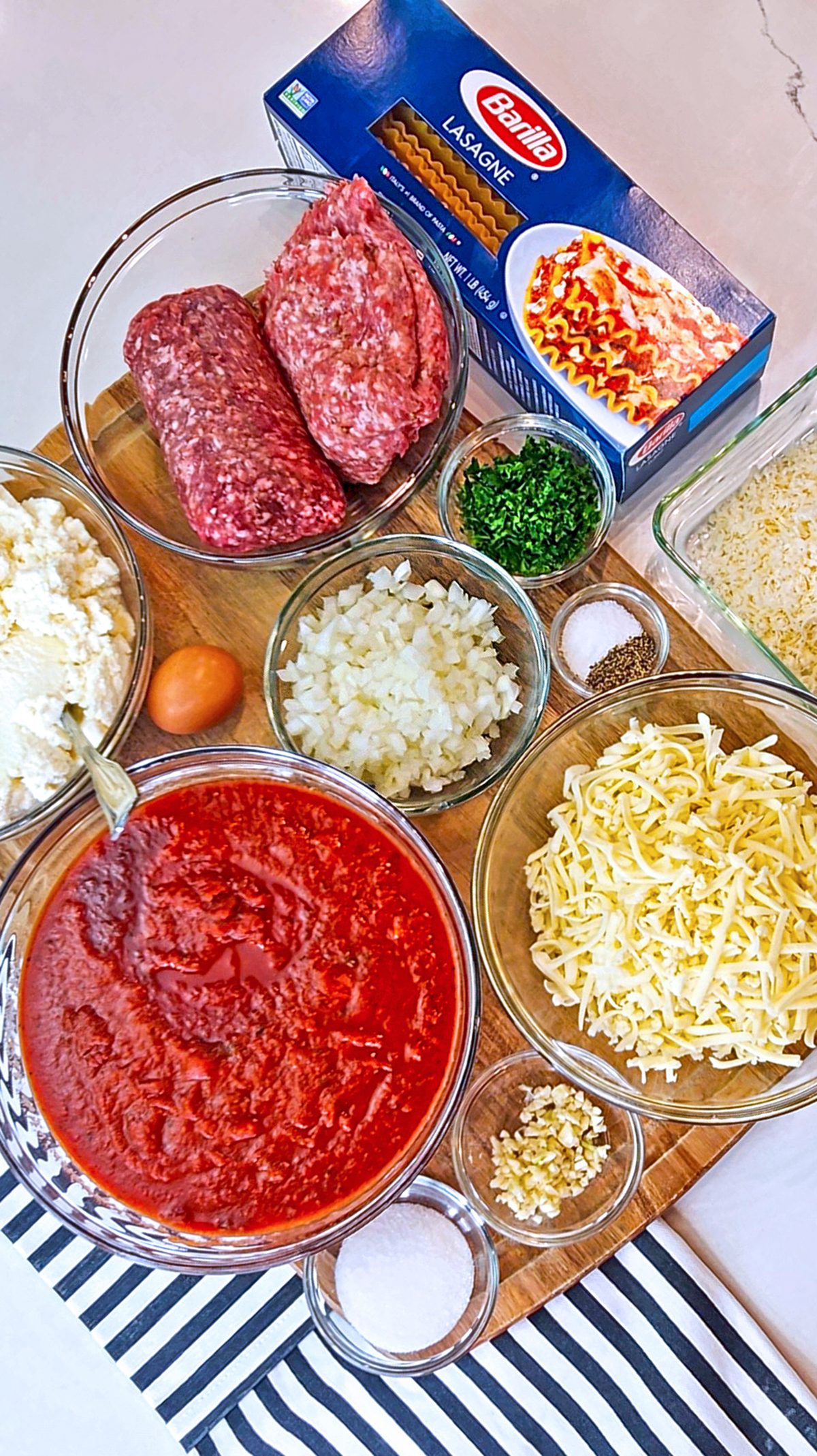 Easy Homemade Lasagna with Ricotta – Our Farmer House | Dream, Build ...