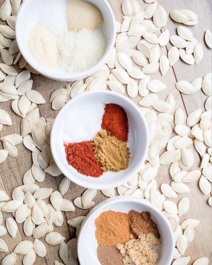 Easy Roasted Pumpkin Seeds with 3 Flavor Options