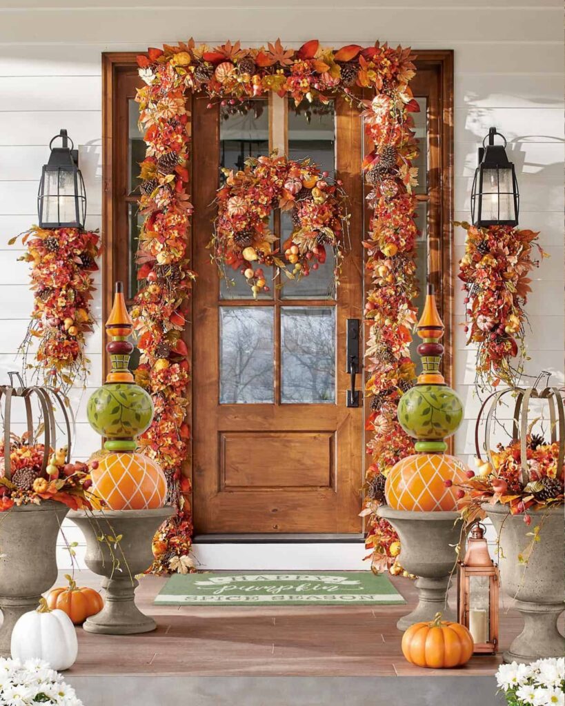 12 Fall Halloween Front Porch Ideas | Easy Fall Holiday Decor